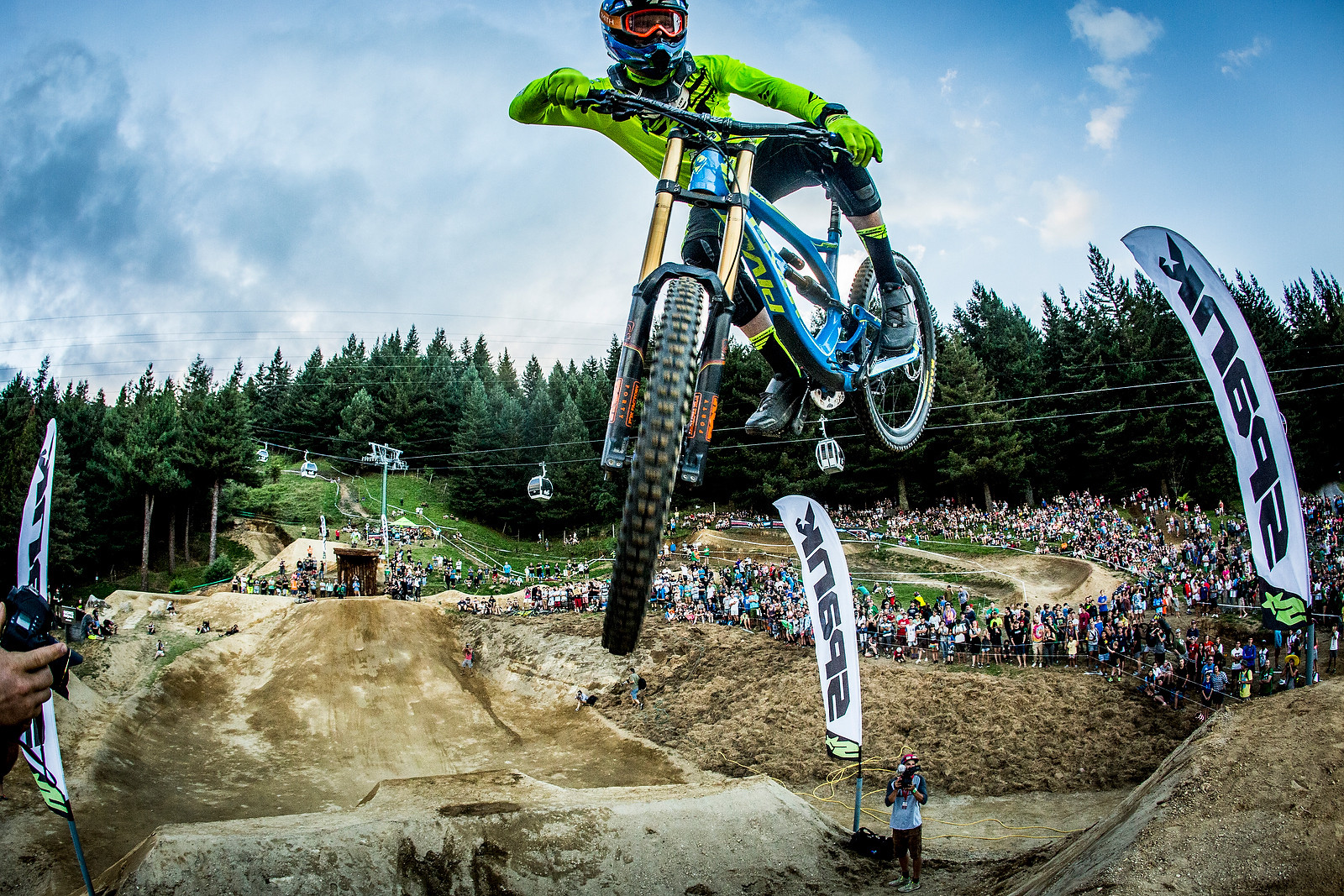Bernard Kerr - Whip Off Madness from Crankworx NZ - Mountain Biking ...