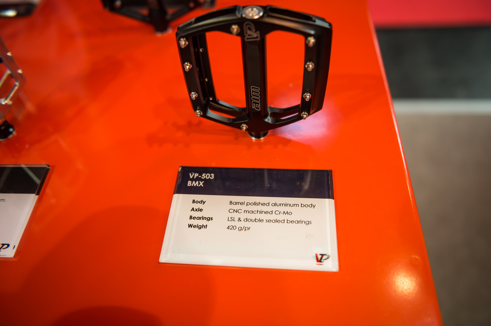 VP Aim and Harrier Pedals - EUROBIKE - 2017 Mountain Bike Components ...