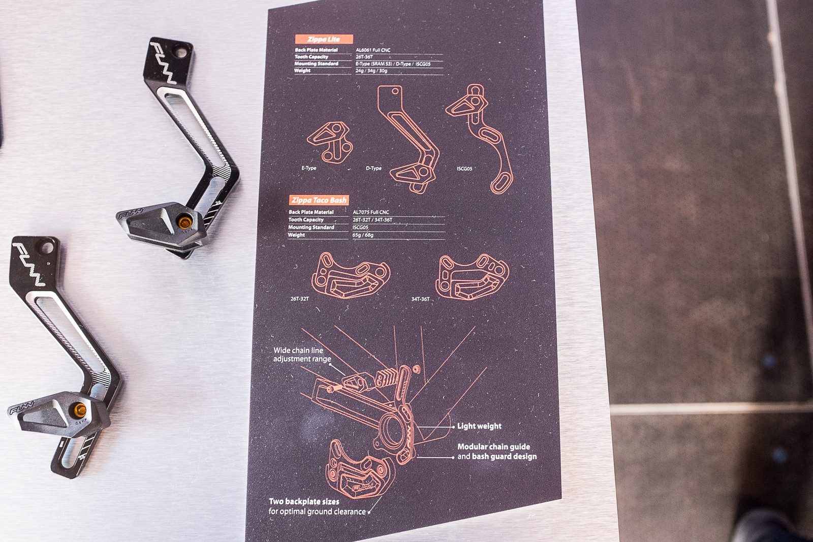 FUNN Zippa Modular Guide and Bash Guard - EUROBIKE - 2017 Mountain Bike ...