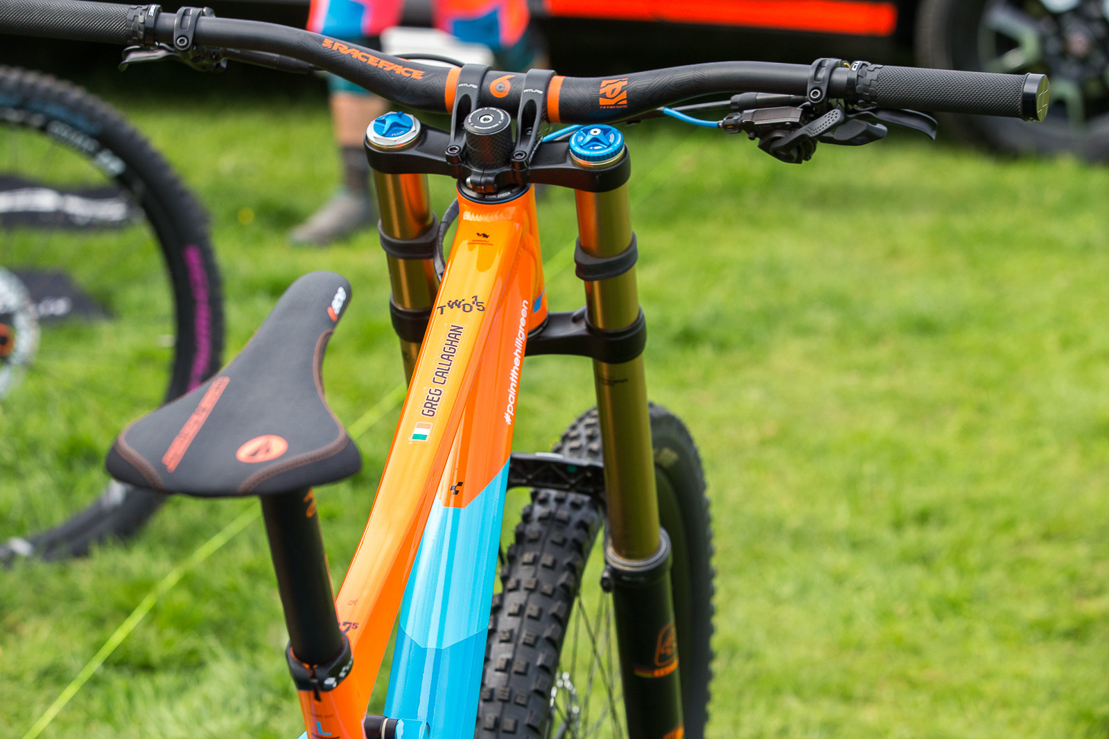 Greg Callaghan's Cube DH bike - 2017 Emerald Enduro EWS Pit Bits ...