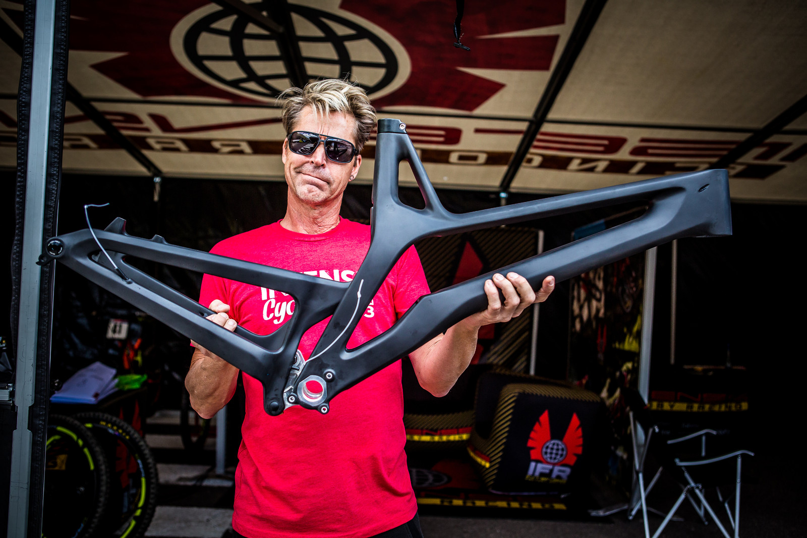 Jeff Steber with the Intense Carbon 29er DH Bike at Full G-Out - PIT ...