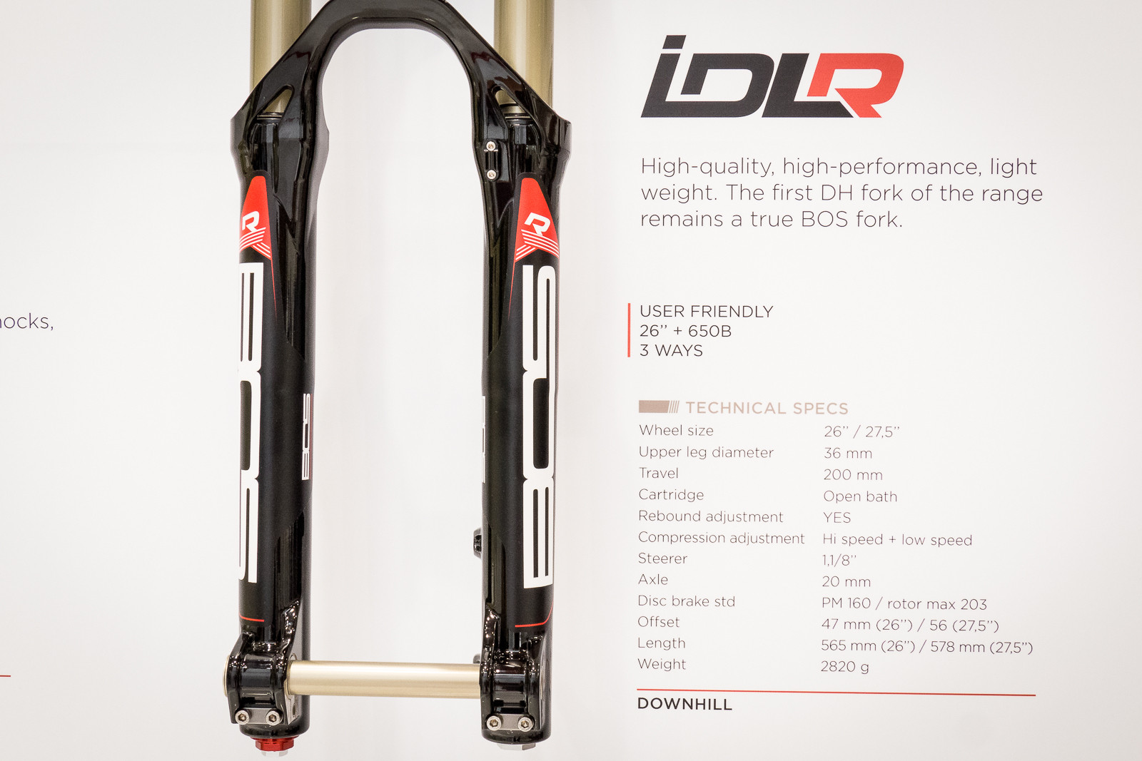 2016 BOS Fork Updates - 2016 Mountain Bike Components at Eurobike ...