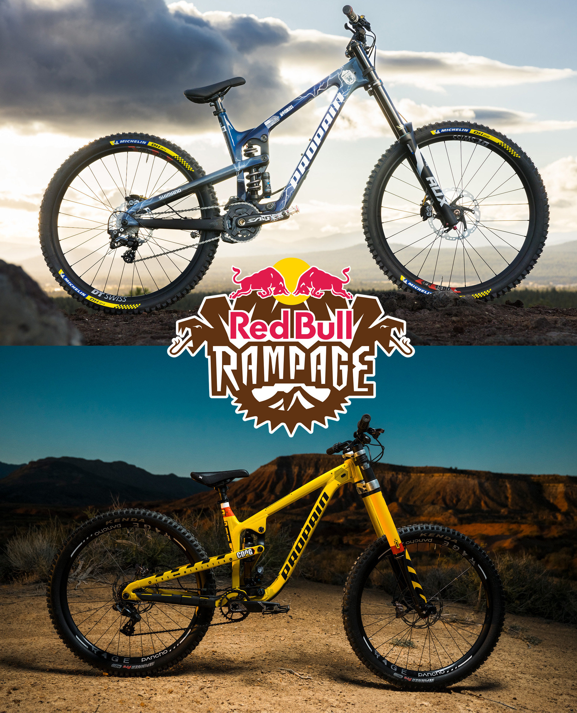 Red Bull Rampage Bikes: Custom Spindrift AL and CF by Clemens Kaudela ...