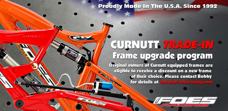 Foes Racing Curnutt Shock Frame Upgrade Program - Mountain Bikes Press ...