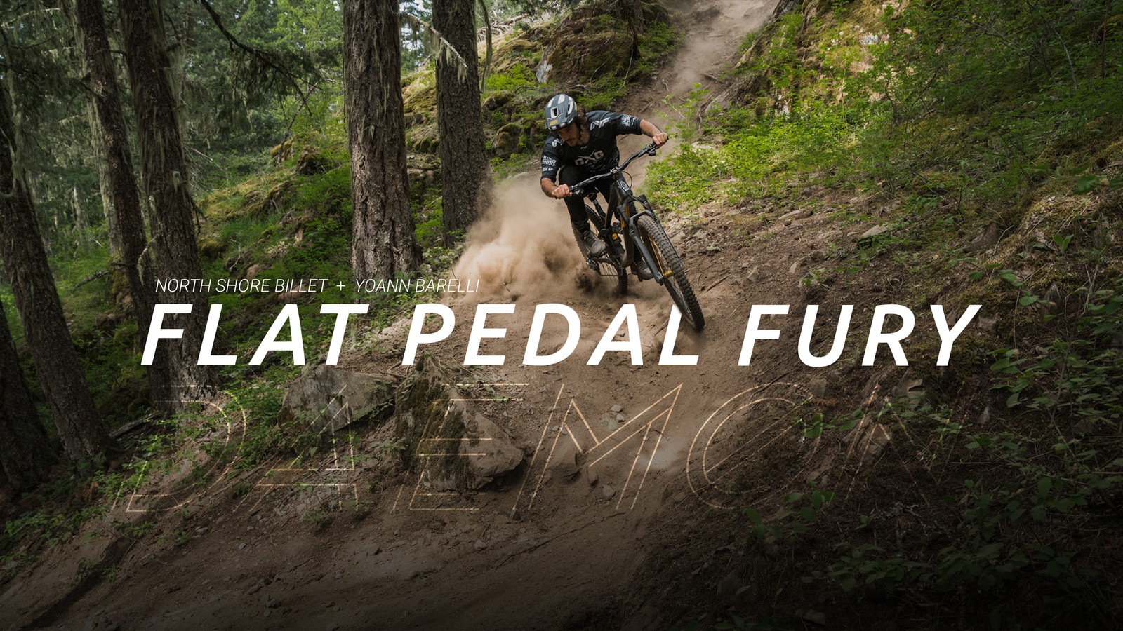 Yoann Barelli Blasting on North Shore Billet’s Canadian Made Flat Pedal, The Daemon - Mountain ...