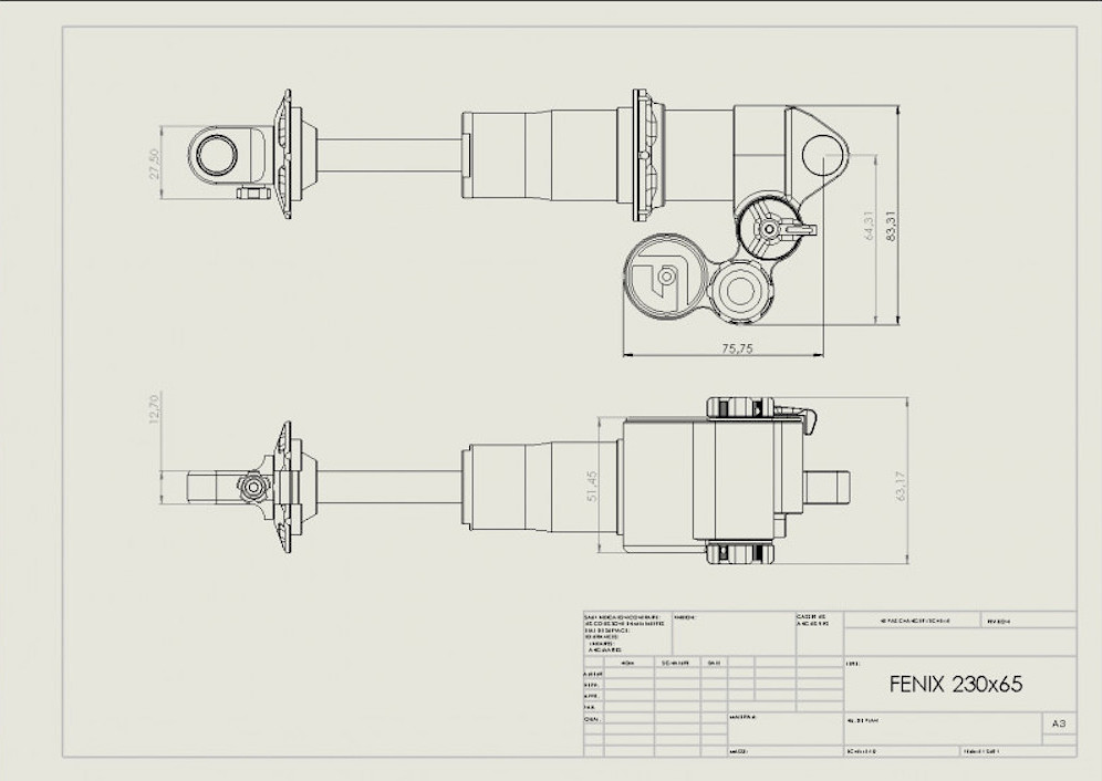 Trunnion Mount Shock