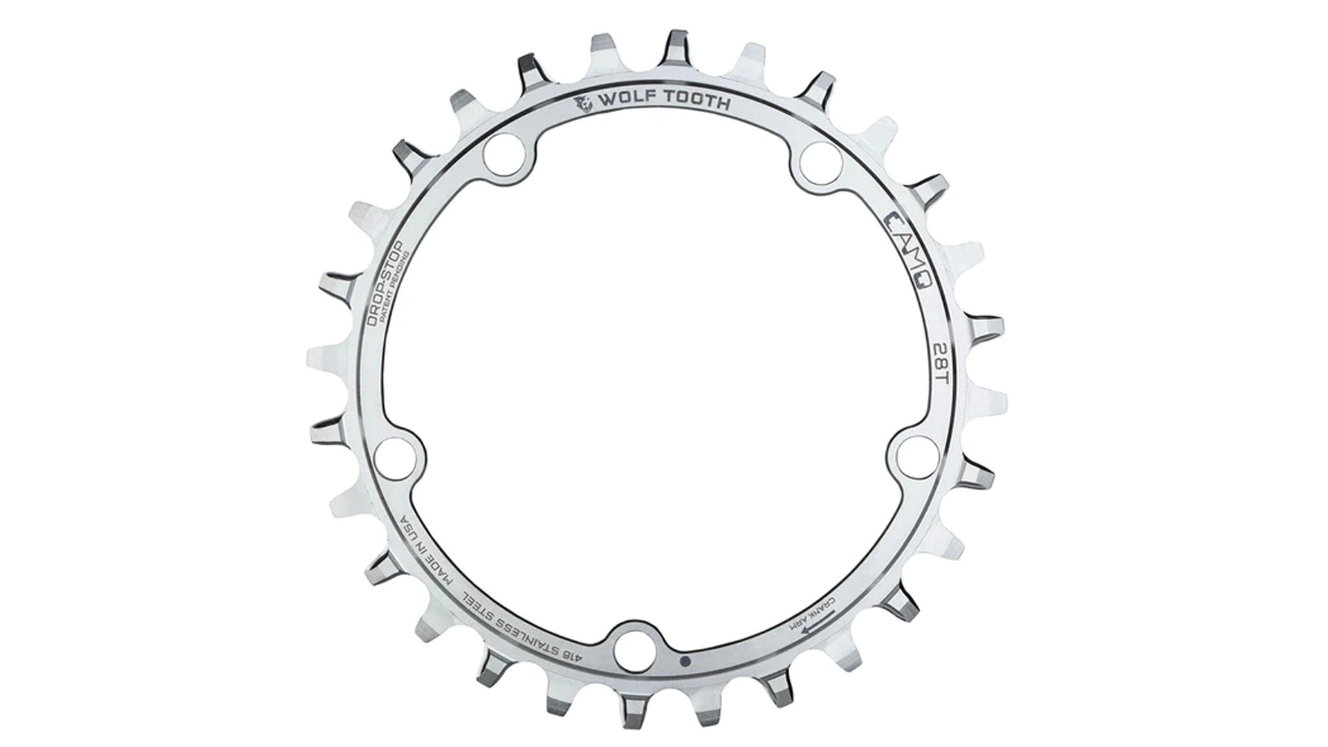 Wolf Tooth CAMO Stainless Steel Round Chainring - Reviews, Comparisons ...