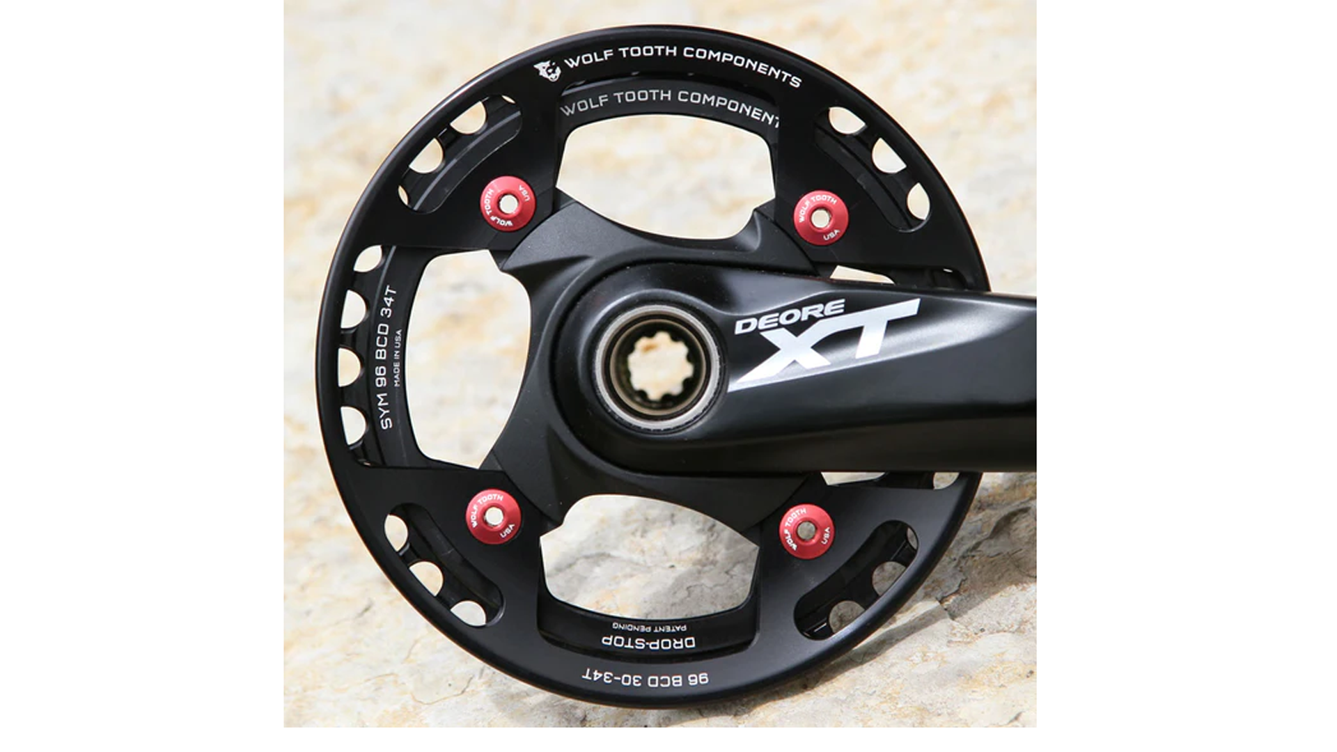 Wolf Tooth 96 BCD Bash Ring for Shimano Compact Triple - Reviews, Comparisons, Specs ...