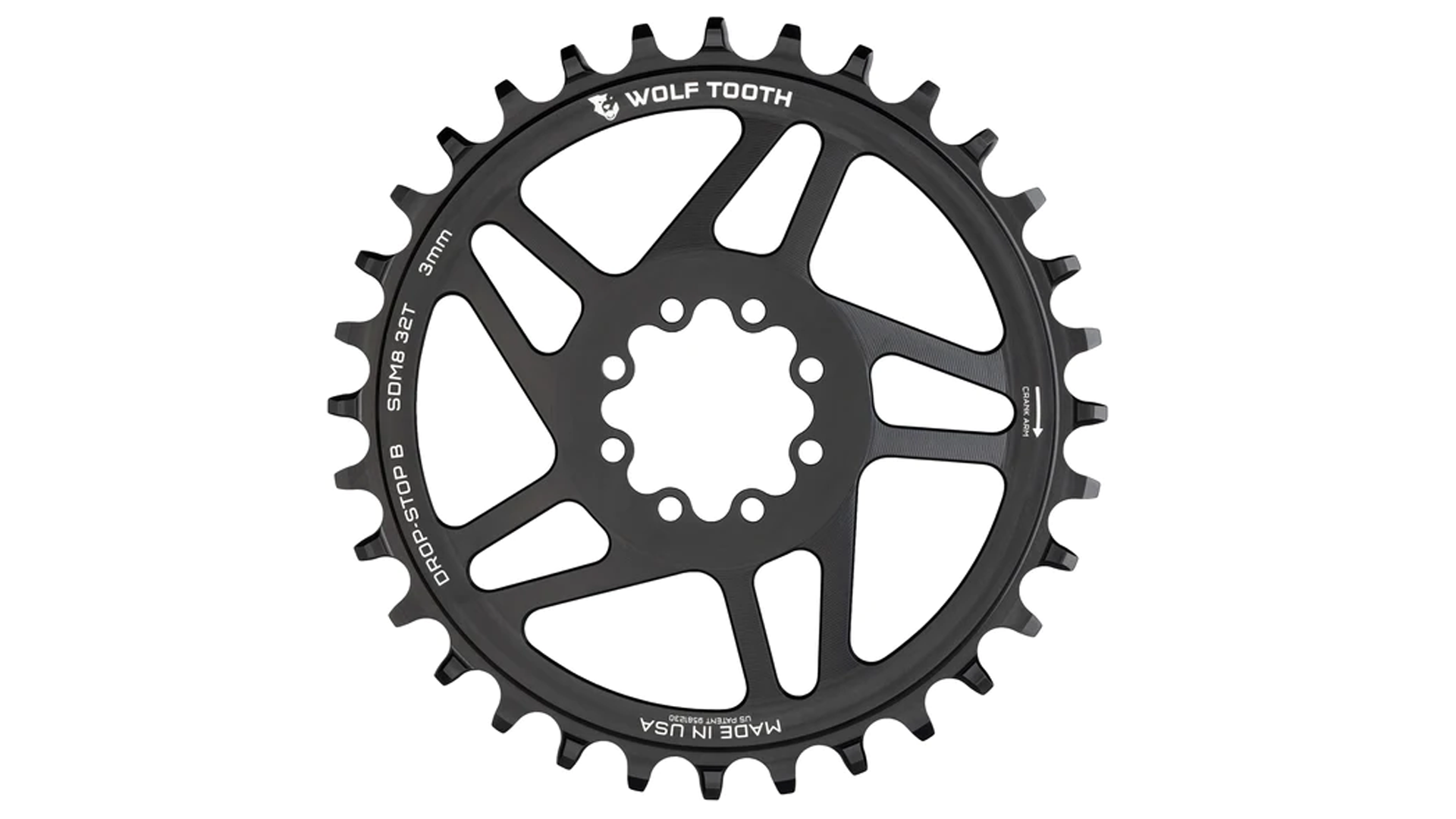 Wolf Tooth Direct Mount Chainrings for SRAM 8-Bolt Mountain Cranks ...