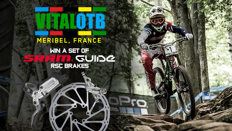 Win SRAM GUIDE RSC Brakes - Vital OTB Meribel, France, World Cup ...