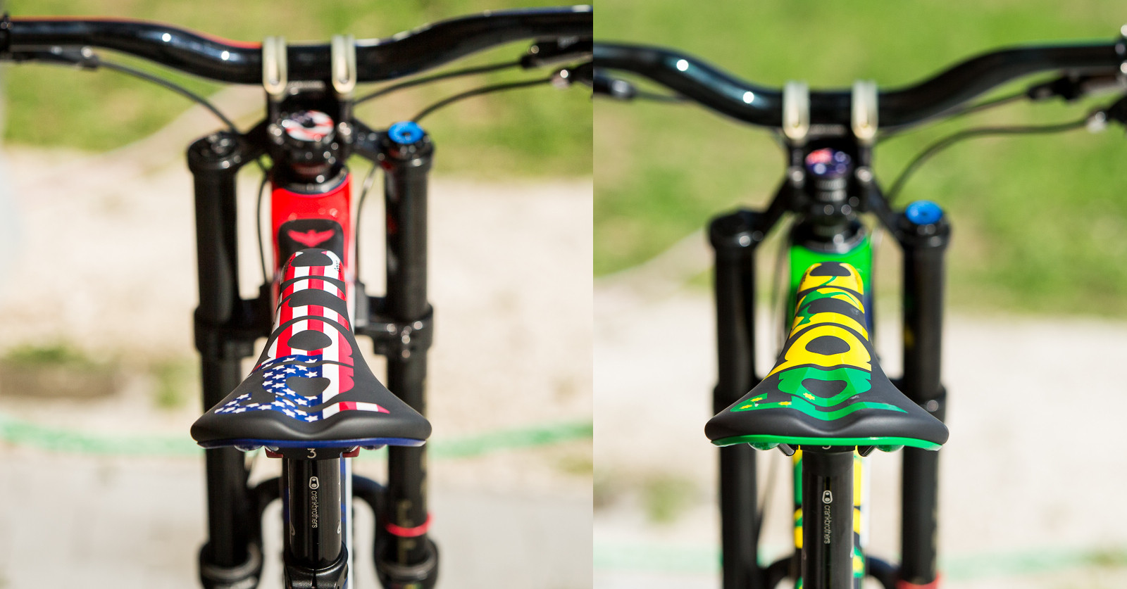 Bike vs Bike - World Champs Edition - Custom Intense M16's - Jack Moir ...