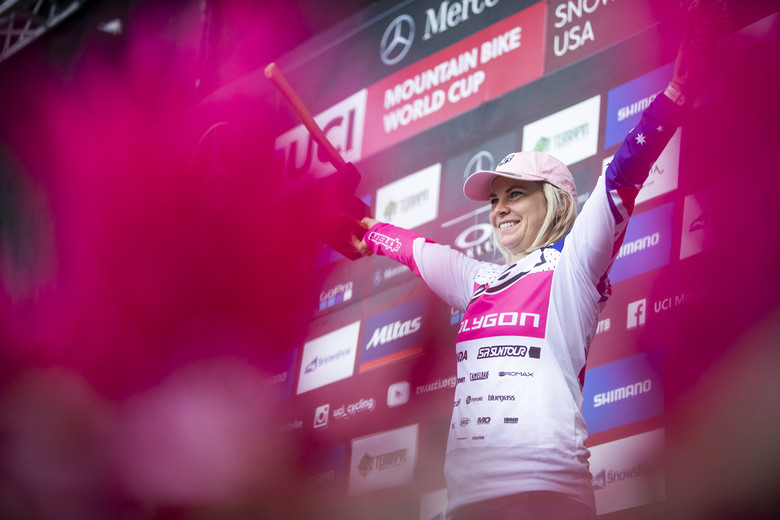 Tracey Hannah Wins the 2019 UCI Elite Women DH Overall - Mountain Bike ...
