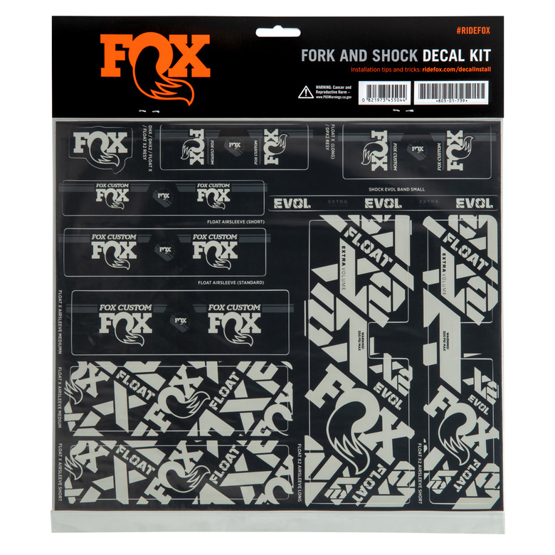 FOX Introduces New Custom Decal Kits for Forks and Shocks - Mountain ...
