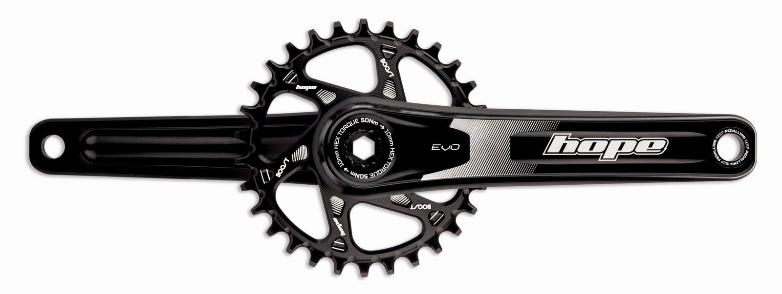 Hope Introduces 155-mm Version of EVO Crank - Mountain Bike Press ...