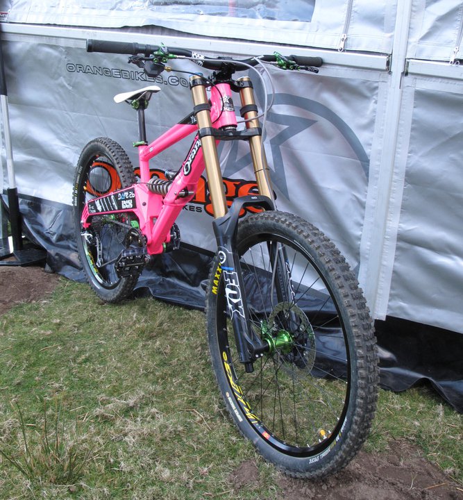 Prototype Orange DH Frame (322) - bturman - Mountain Biking Pictures ...