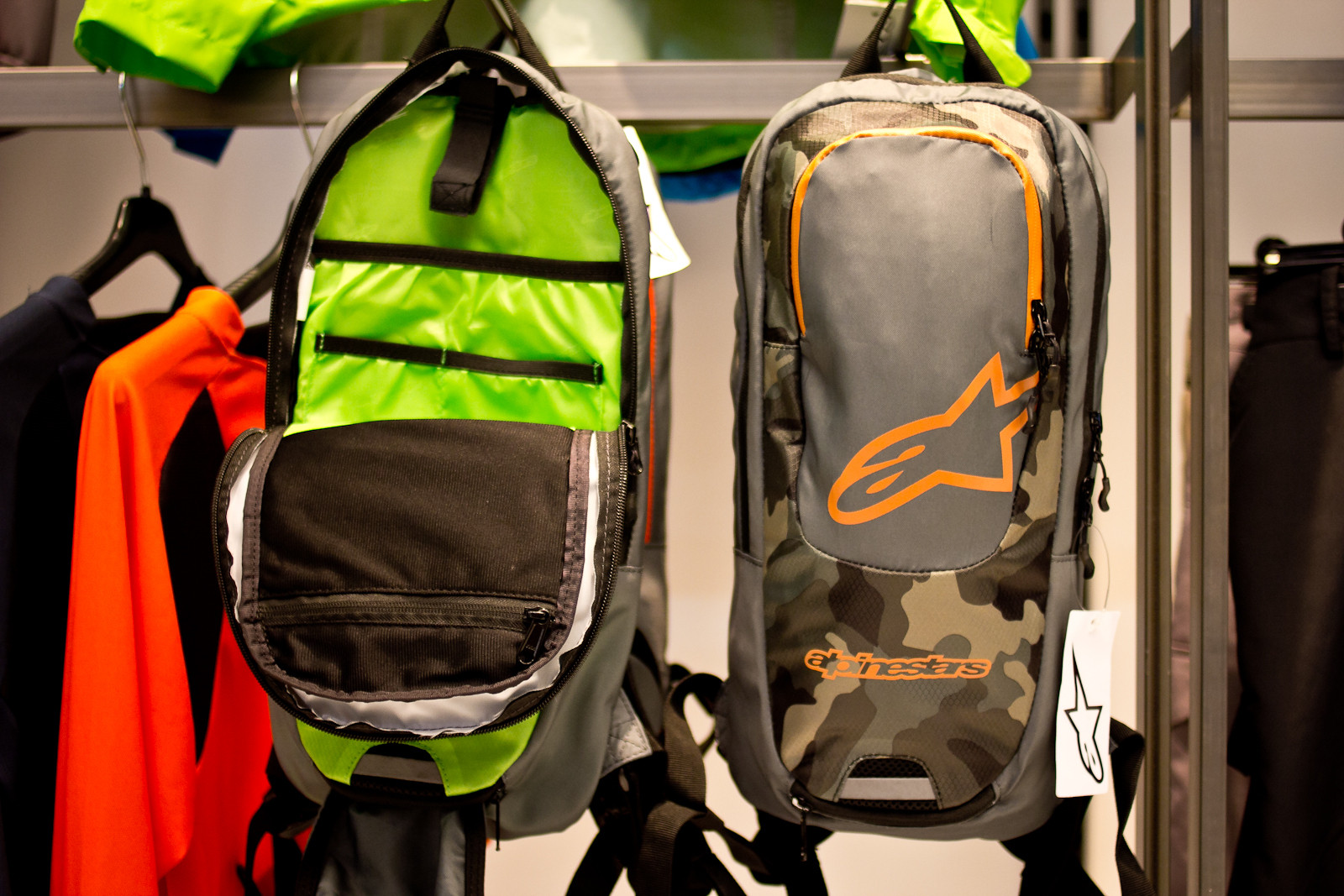 Alpinestars Faster and Sprint Backpacks - 2015 Mountain Bike Apparel ...