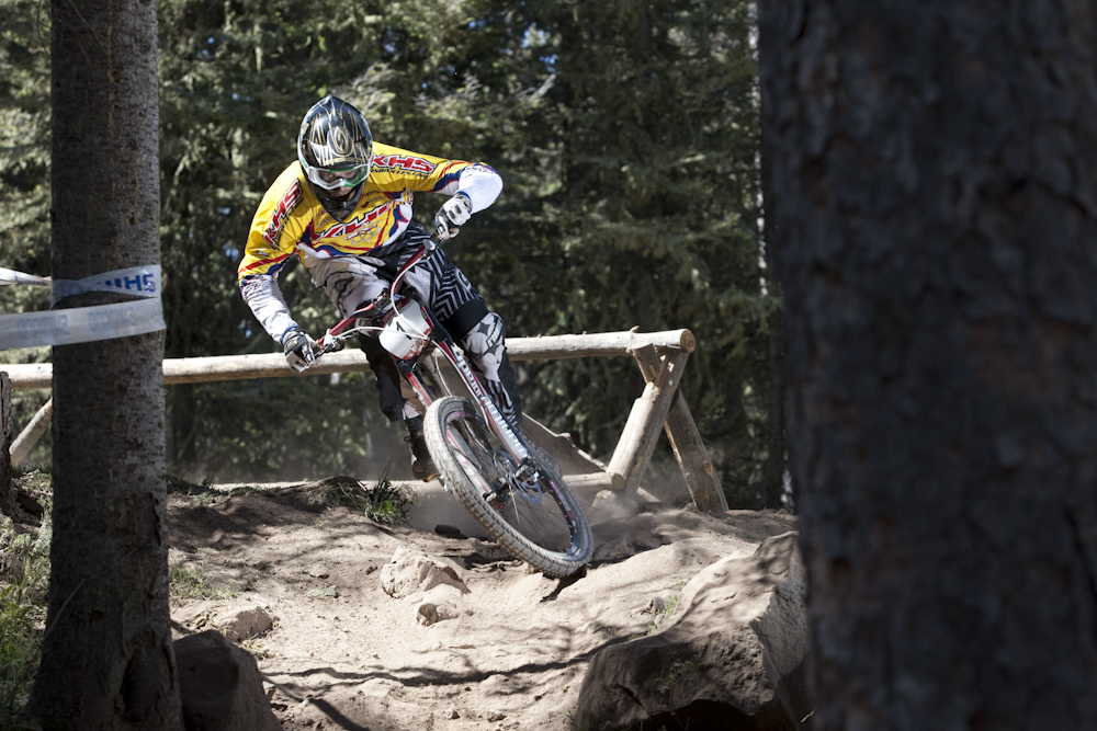 Last year's champ, Chris Heath - MSC Round 3 at Angel Fire, New Mexico ...