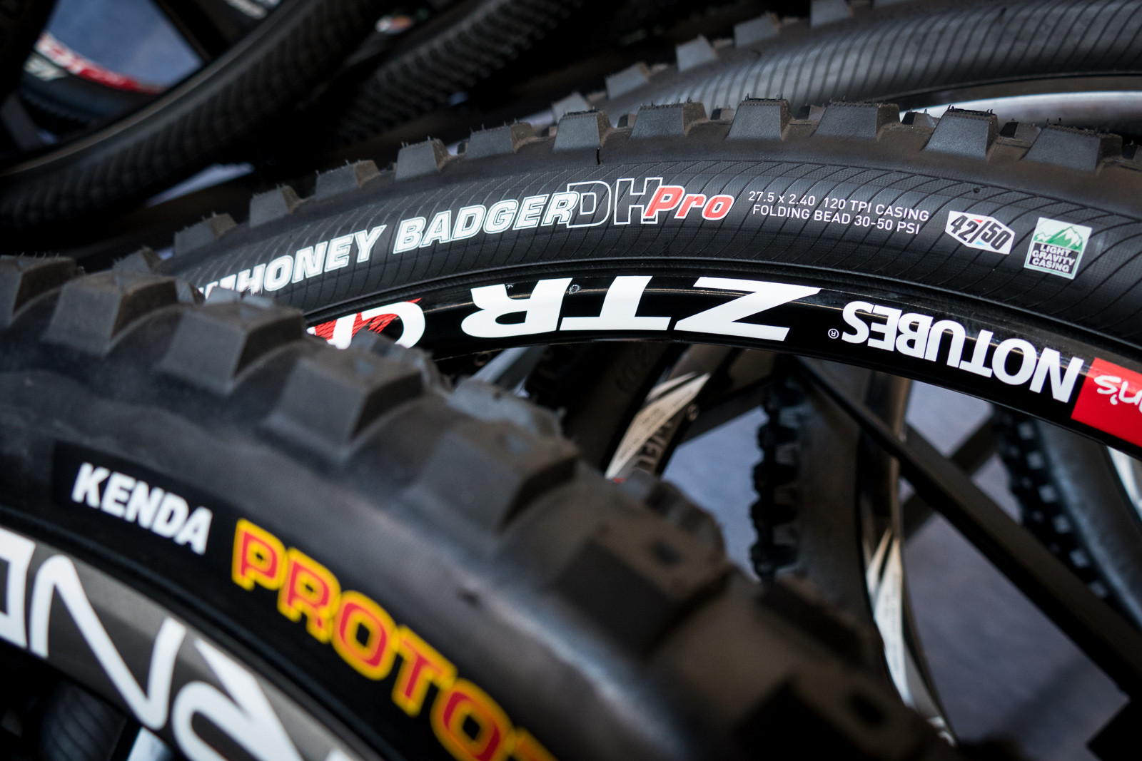 Kenda Nexcavator and Honey Badger DH Pro Tires - 2015 Sea Otter Classic ...
