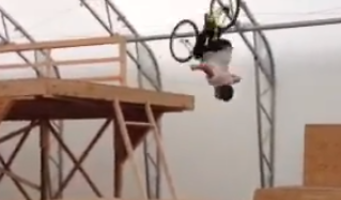 World First on MTB? Flat Drop Backflip by Sam Pilgrim - bturman ...