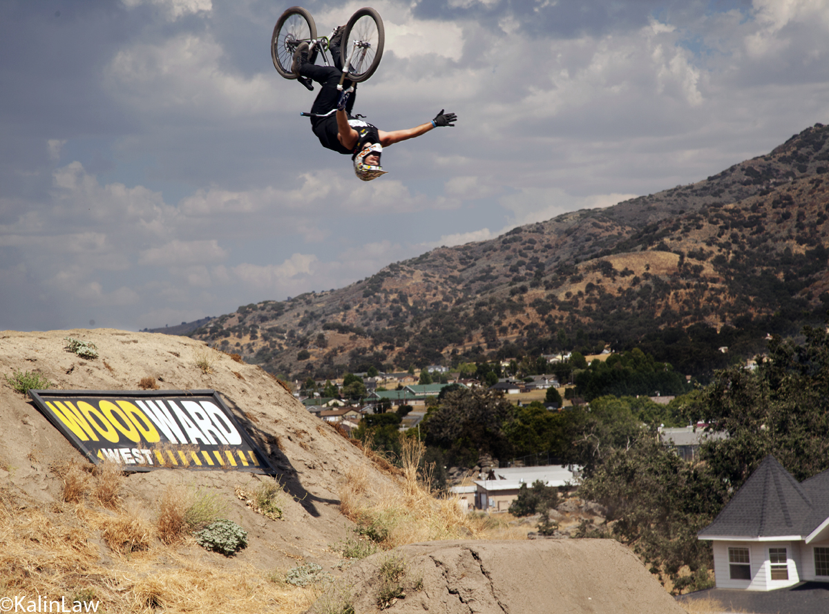 backflip tuck no hander - Kevin Sorichetti-Harris - Mountain Biking ...