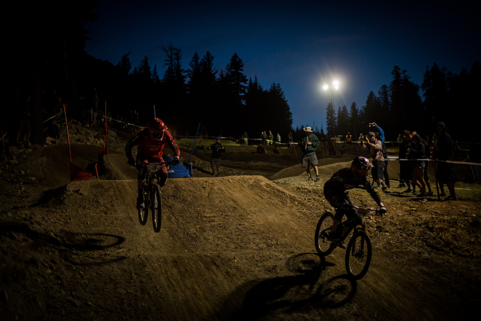 Luca Cometti and Tyler Krenek - Mammoth Mountain Kamikaze Bike Games ...