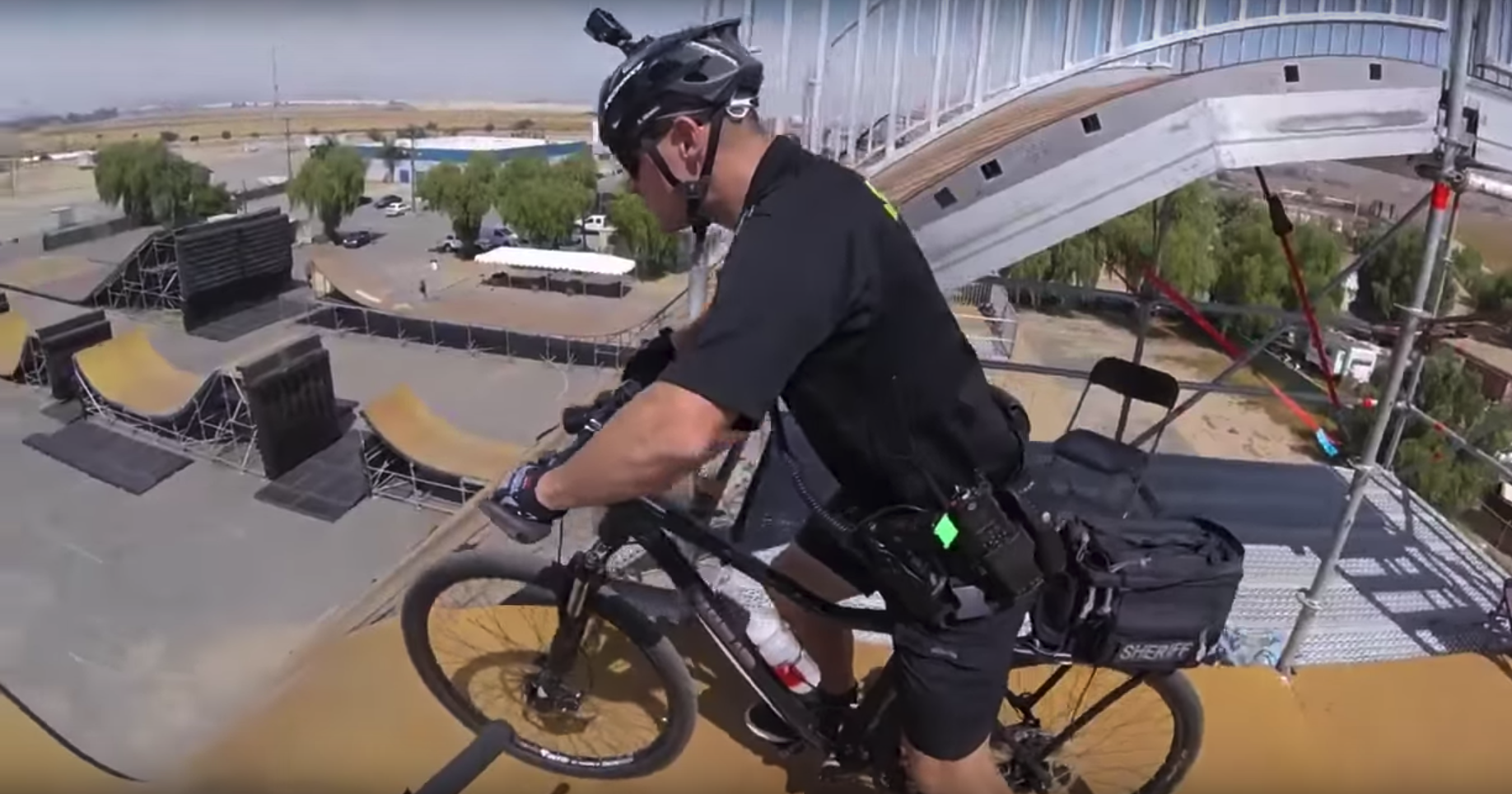 Bike Cop Sends a 60-Foot Mega Ramp - FredLikesTrikes - Mountain Biking ...