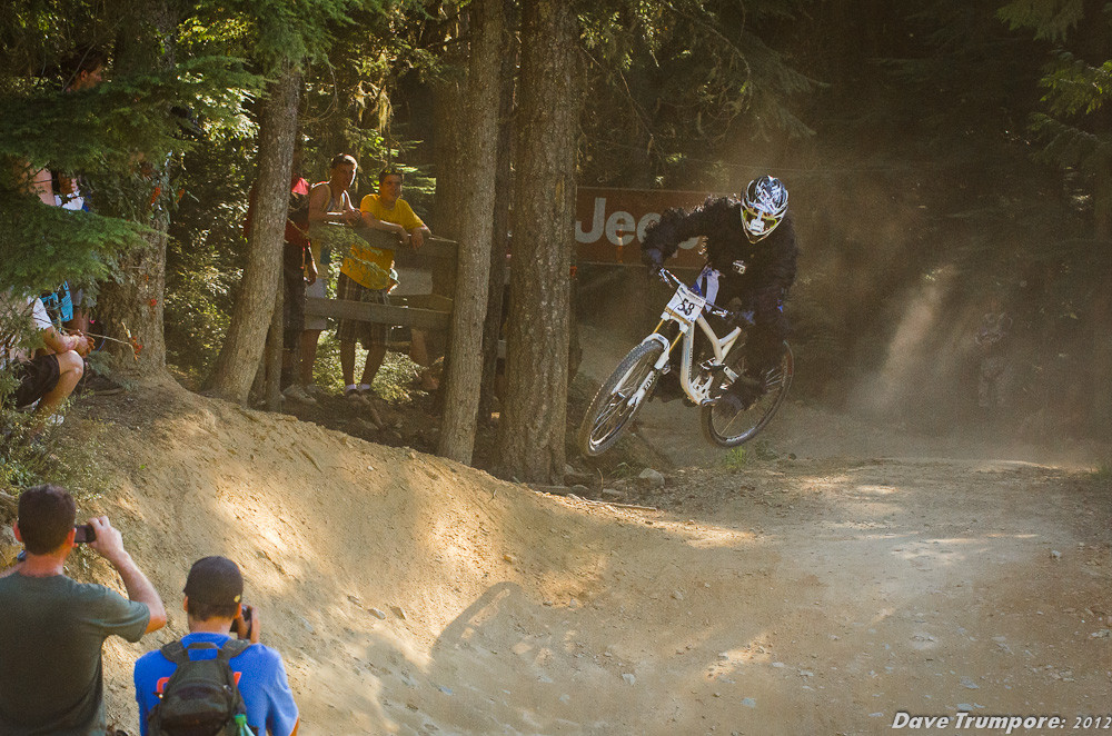 Mikey Haderer's Gorilla Suit at Whistler Air DH - Whistler Crankworx ...