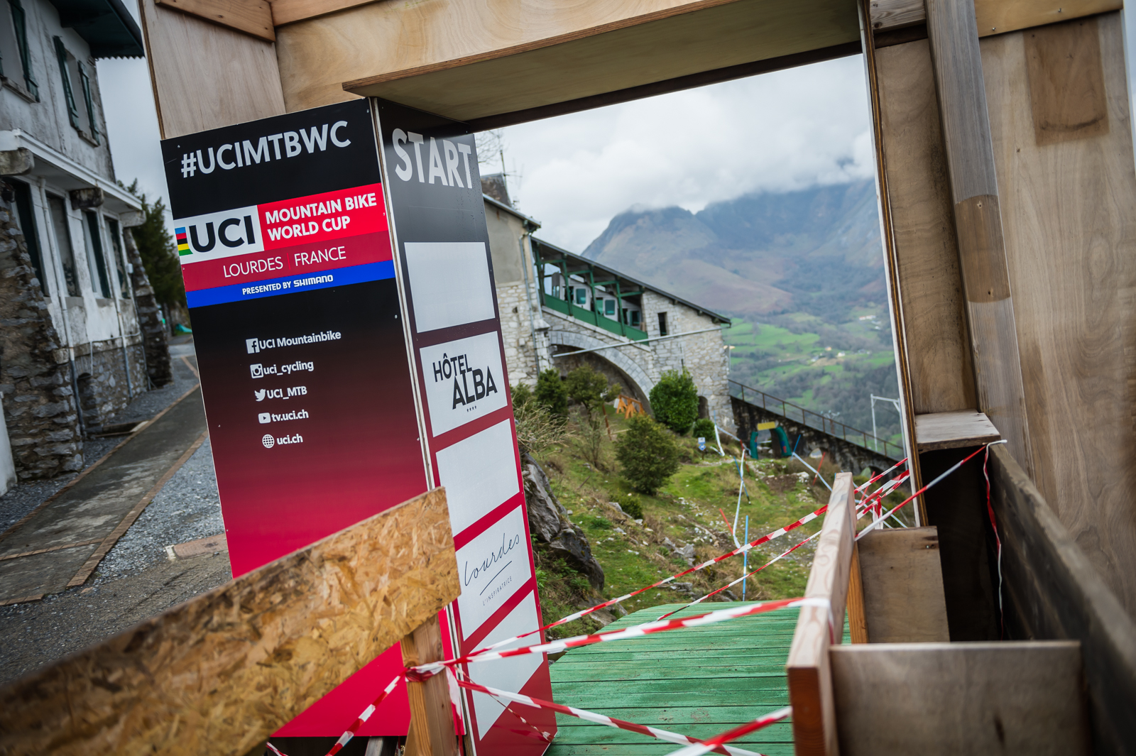 Start Gate - The Lourdes World Cup DH Track Preview - Mountain Biking ...