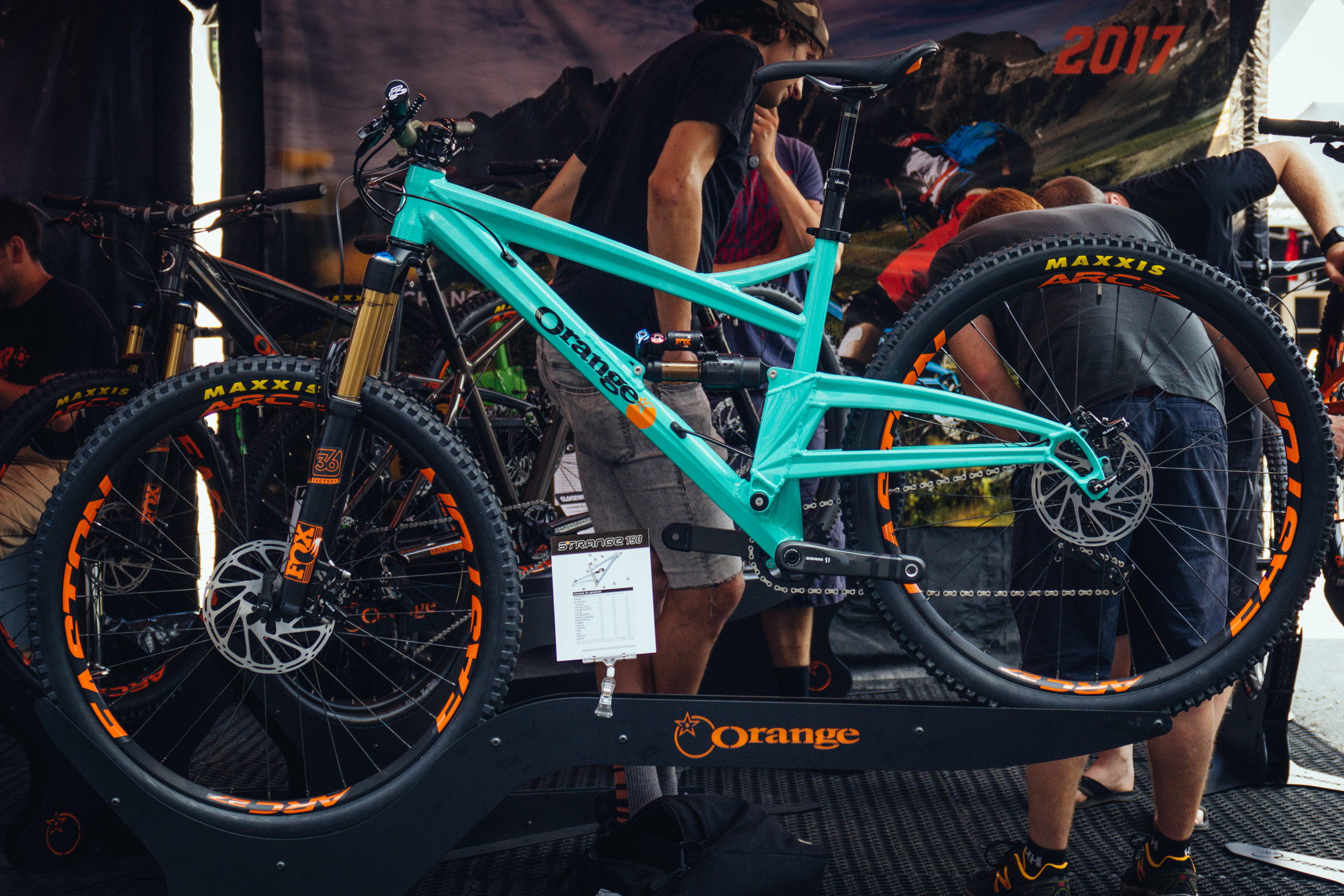 Orange Strange Long Reach 29er Prototypes - EUROBIKE - 2017 Enduro and ...