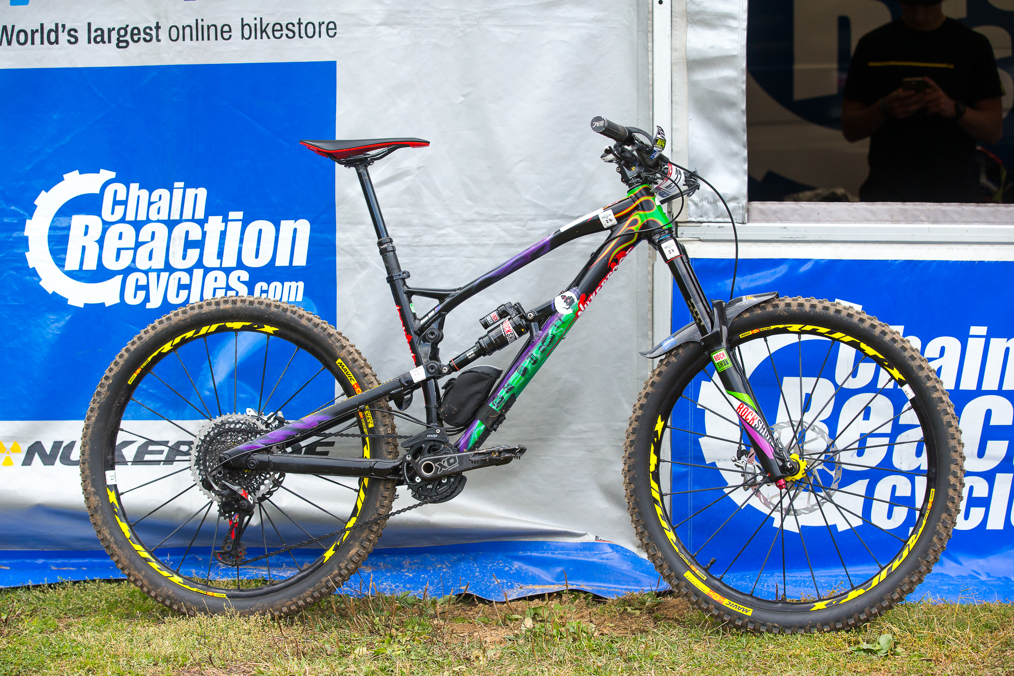 Sam Hill's Grave Digger Nukeproof Mega 275 - Pro Bike Check - Sam Hill ...