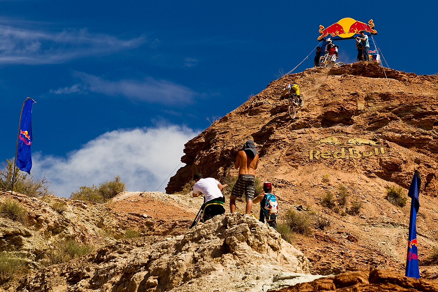 Kyle Strait Drops in - 2010 Red Bull Rampage Finals Practice - Mountain ...