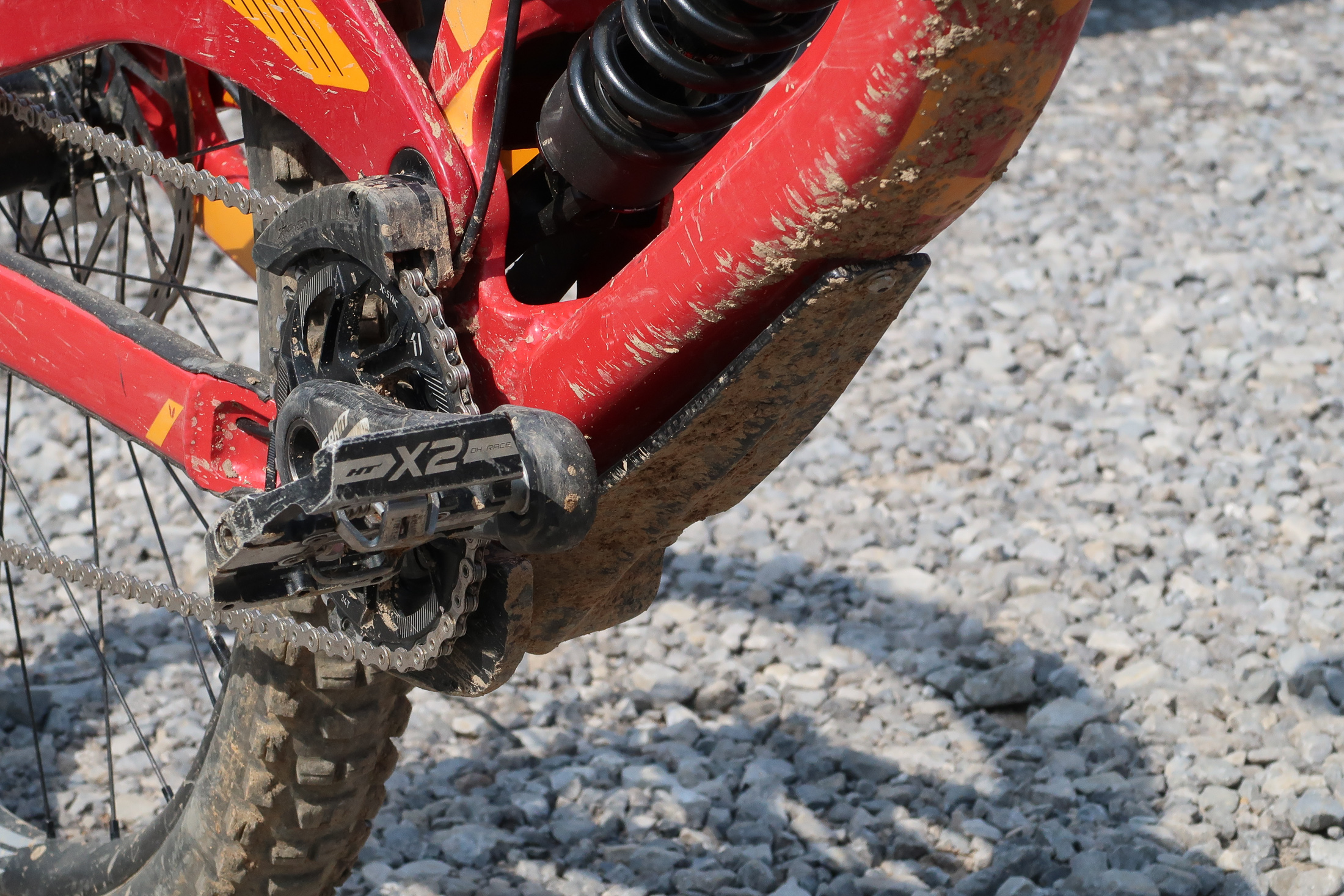 Downtube Protector - Dakotah Norton's Devinci UDFR Wilson 29 - Mountain ...