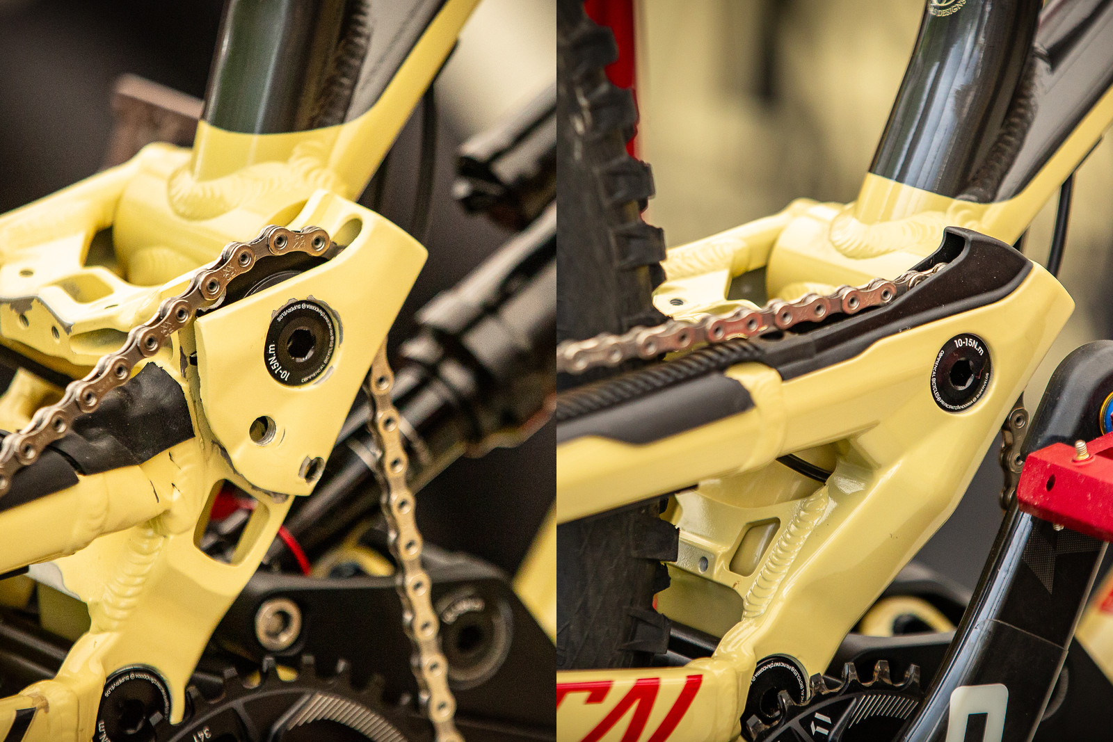 Commencal Swingarm Prototype - PIT BITS - Val di Sole World Cup ...