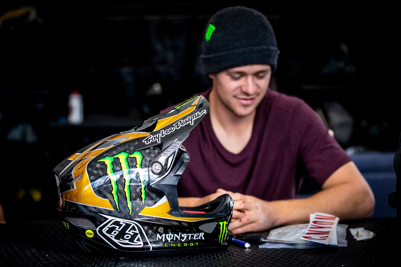 Troy's Custom TLD Lid - PIT BITS - WORLD CHAMPS, Lenzerheide - Mountain ...