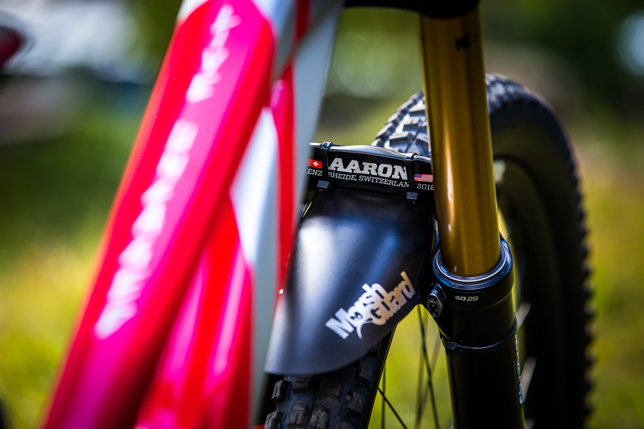 Marsh Guard for the Mud - WORLD CHAMPS BIKE - Aaron Gwin's YT TUES ...