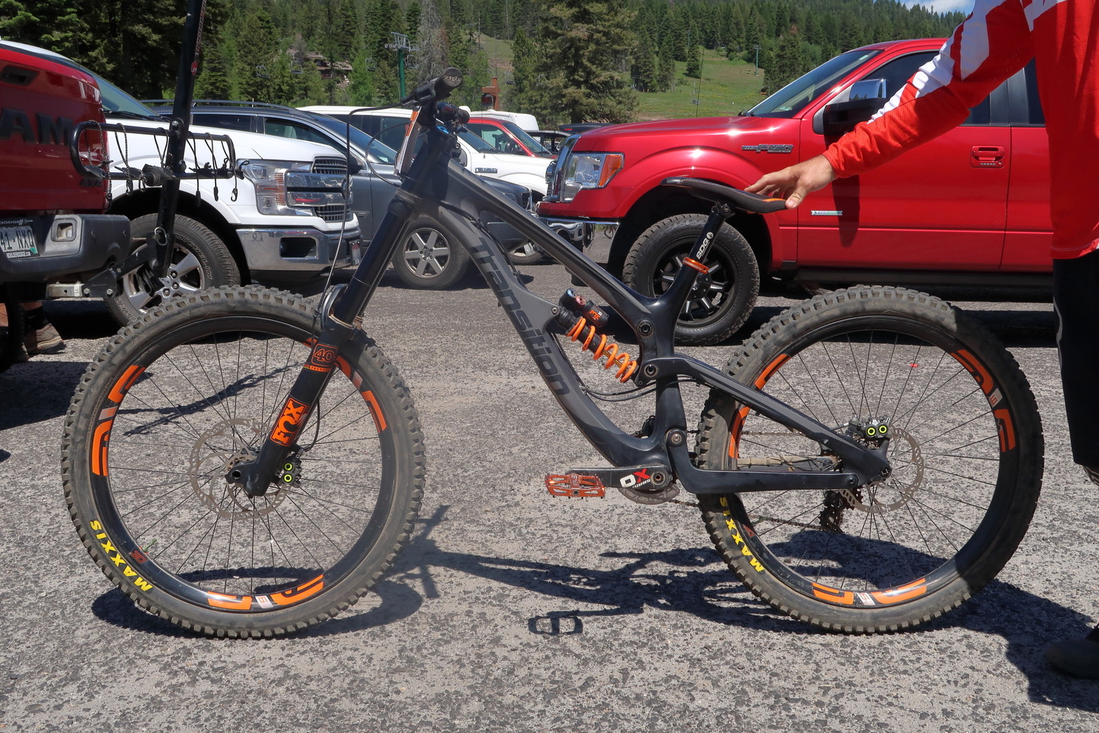 Steve Wentz's Transition TR11 - PIT BITS - Tamarack Pro GRT / NW Cup - Mountain Biking Pictures ...