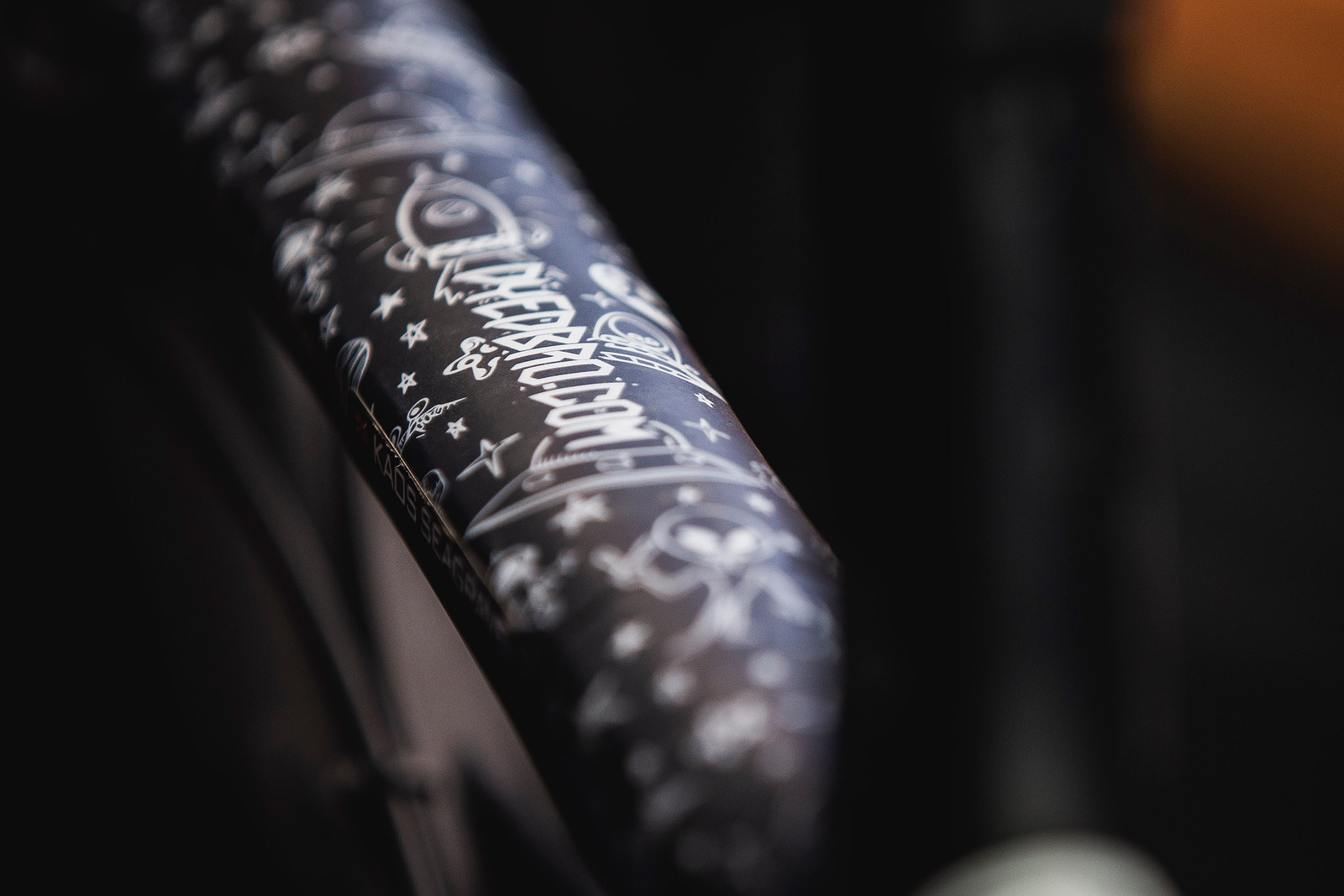 DYED Bro top tube protector on Kaos' bike - PIT BITS - ANDORRA WORLD ...