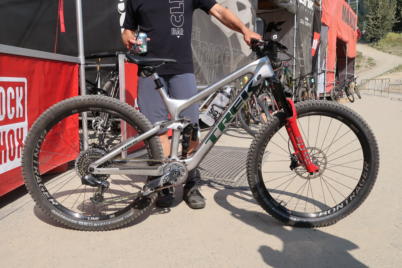 Andrew Shandro's Trek Slash - PIT BITS - 2019 Crankworx Whistler Bikes ...