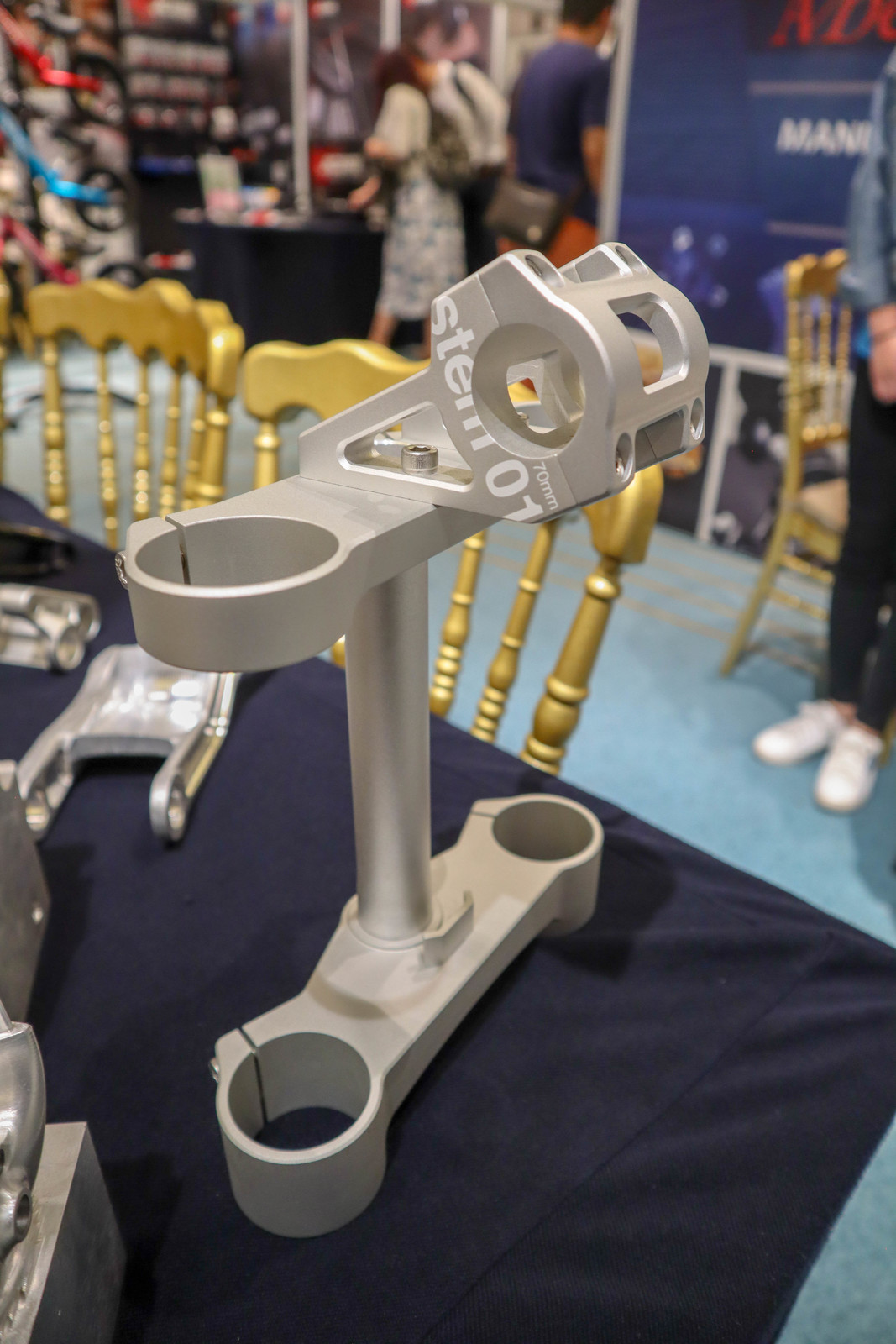 Random Alloy Stem and Crown - Crazy Bike Tech from Taichung Bike Week ...