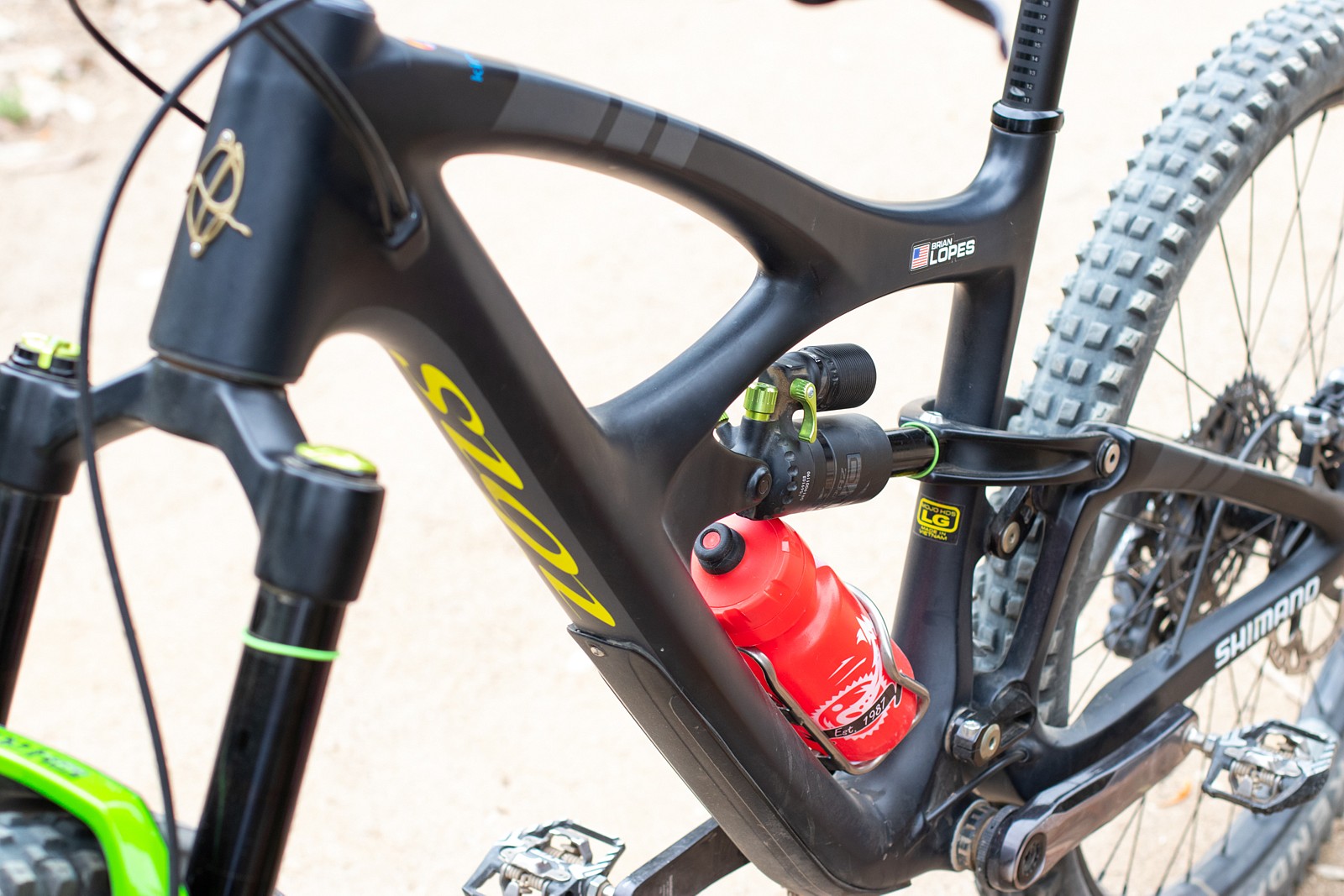 Ibis Mojo Front Triangle - PRO BIKE CHECK: Brian Lopes' Ibis Mojo HD ...