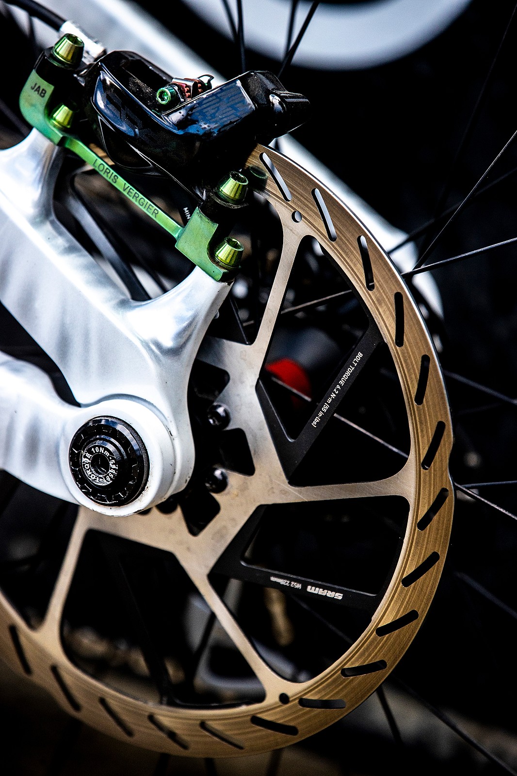 SRAM HS2 Rotors - WINNING BIKE - Loris Vergier's Trek Session ...