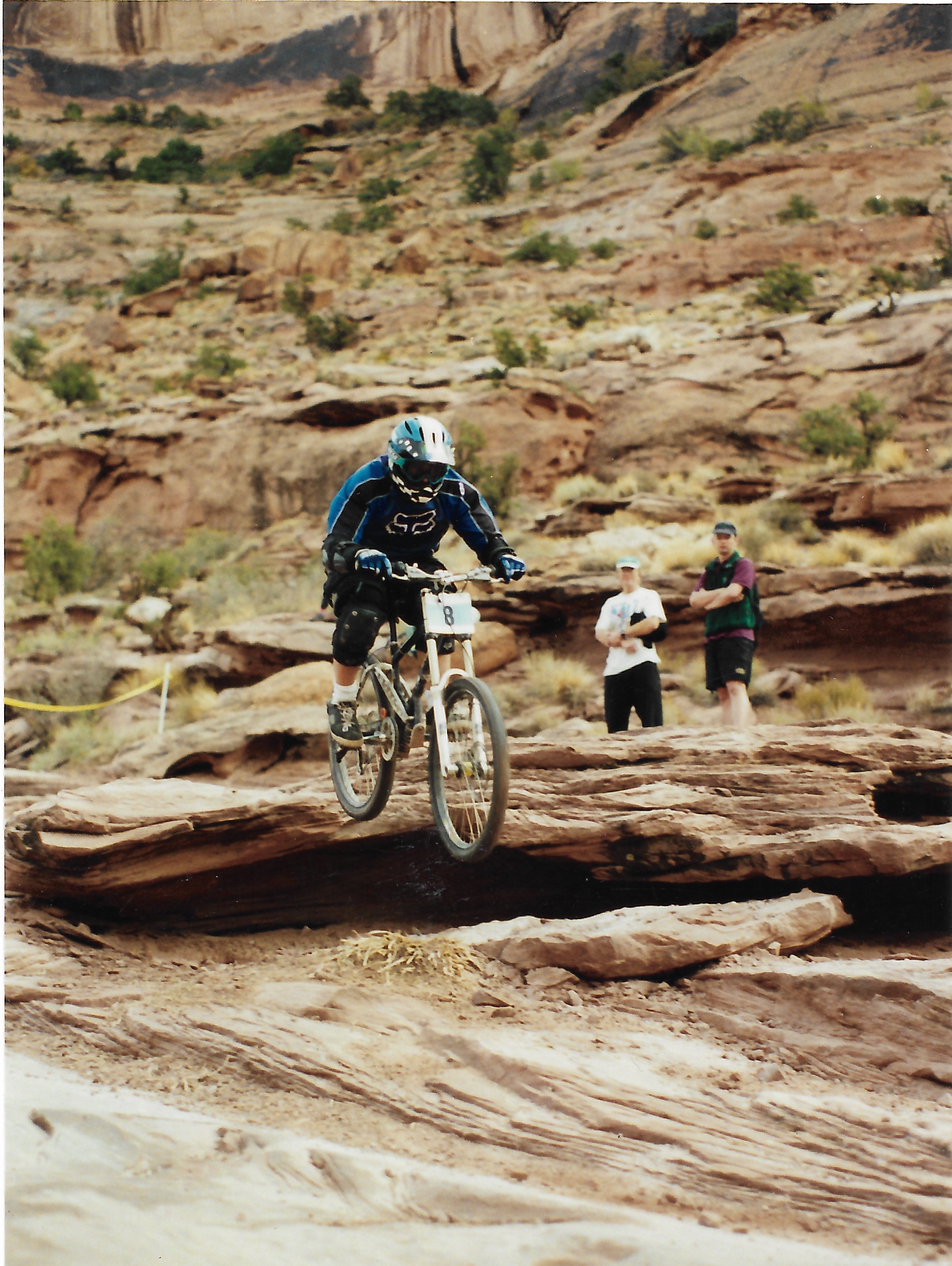 Brian Ballard, 3D steel DH bike - Downhill Racing, Moab Rim Trail ...