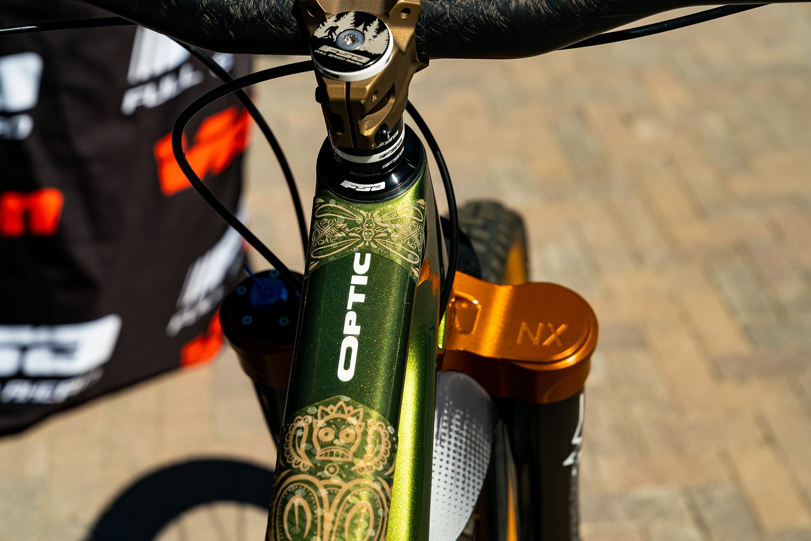 Optic with custom frame protection - Sick Bike Builds from FSA at ...