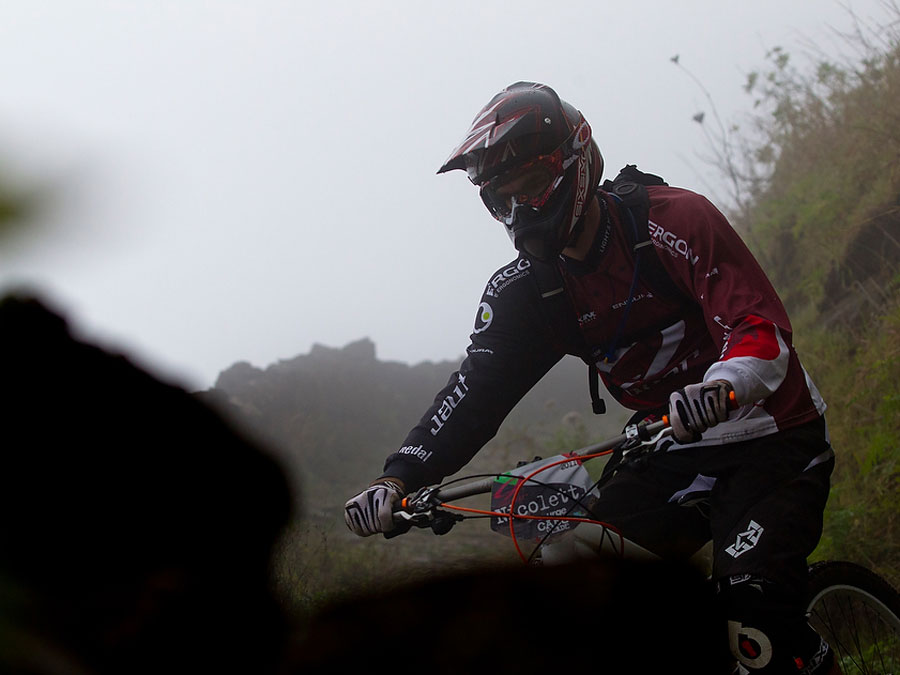 Italy's Marco Nicoletti, Run 2 - Nicolas Vouilloz and Tracy Moseley win ...