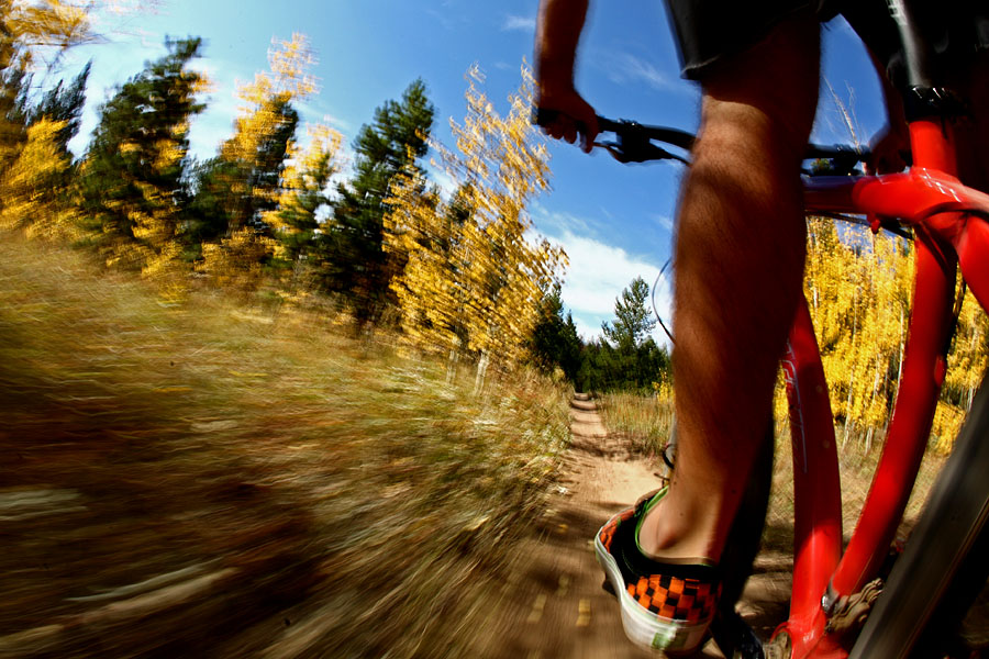Colorado Singletrack and Aspens - Onboard Singletrack Shots - Mountain ...