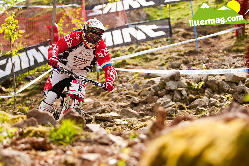 Steve Peat, winner - 2009 UCI World Cup La Bresse - Day 4 - Mountain ...
