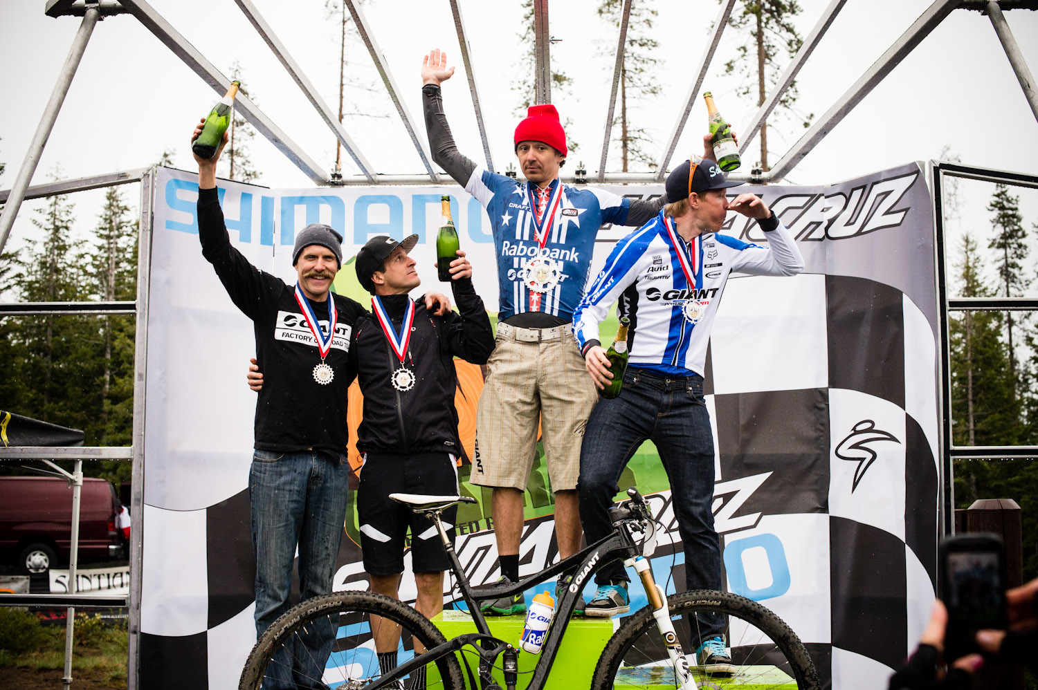Pro Men's Podium at the 2012 Bend, Oregon Enduro - 2012 Oregon Enduro ...