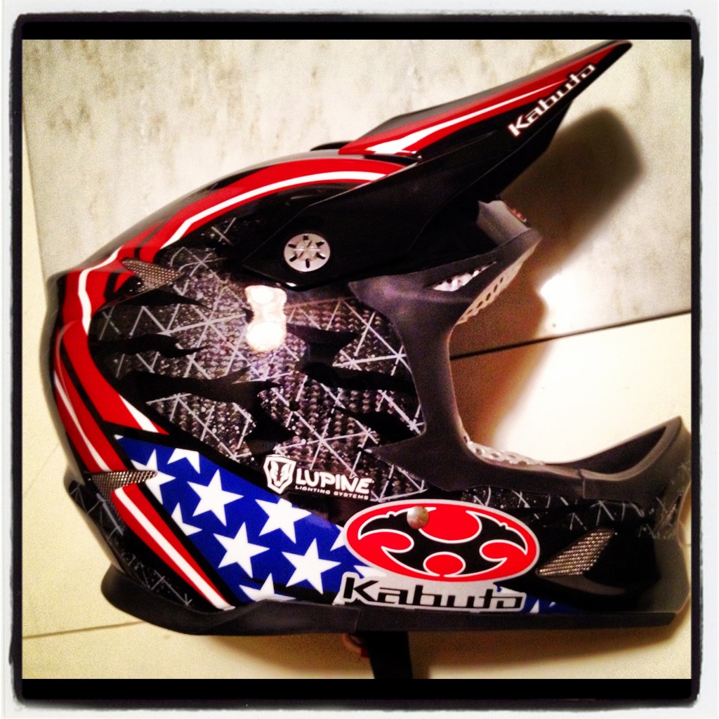 Neko Mulally's Custom Kabuto Helmet for World Champs - New Kits and ...