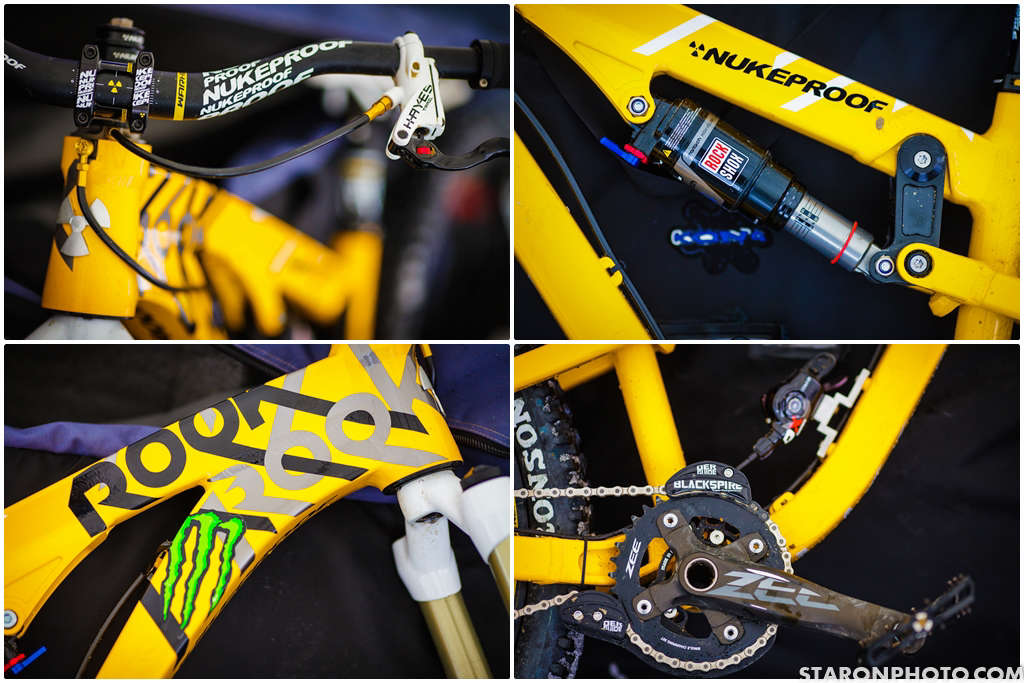 Grant Fielder's Nukeproof Rook Details - 18 Pro Bikes from White Style ...