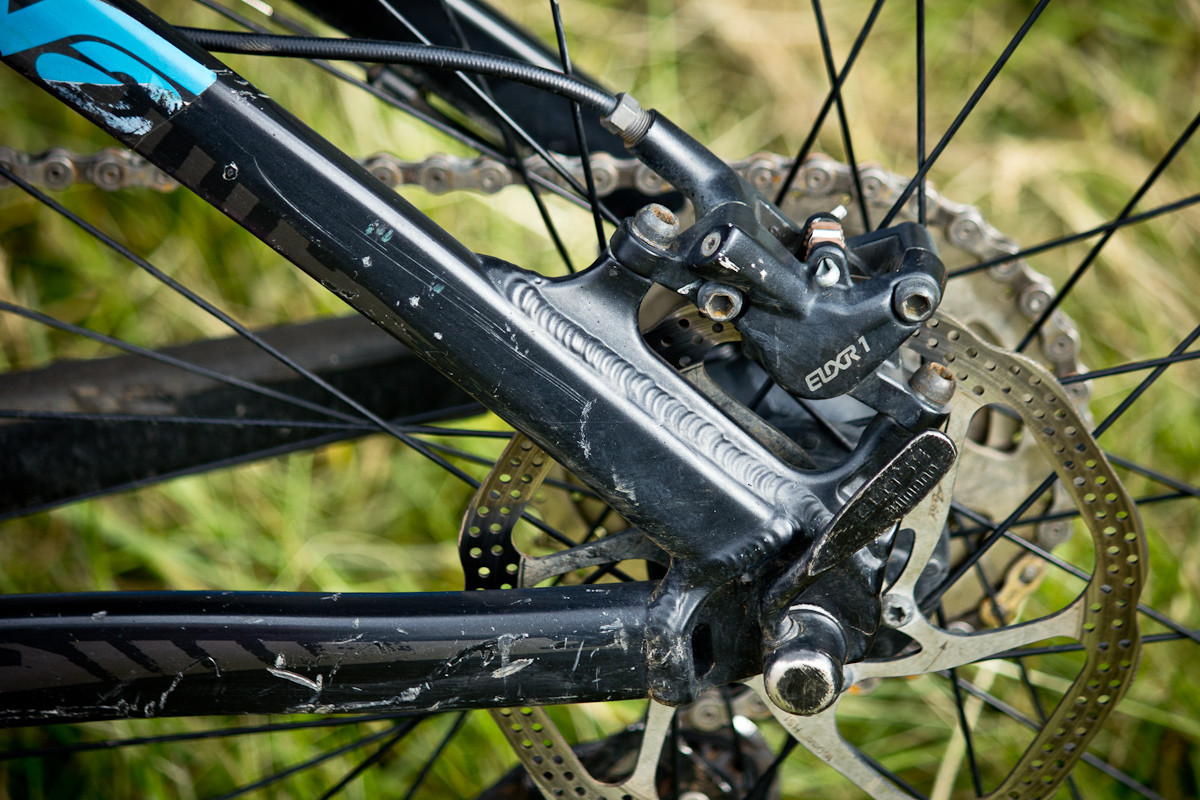 Elixir 1 Brakes on Naish Ulmer's Giant Reign - Even More Enduro Bikes from 2013 Hood River ...